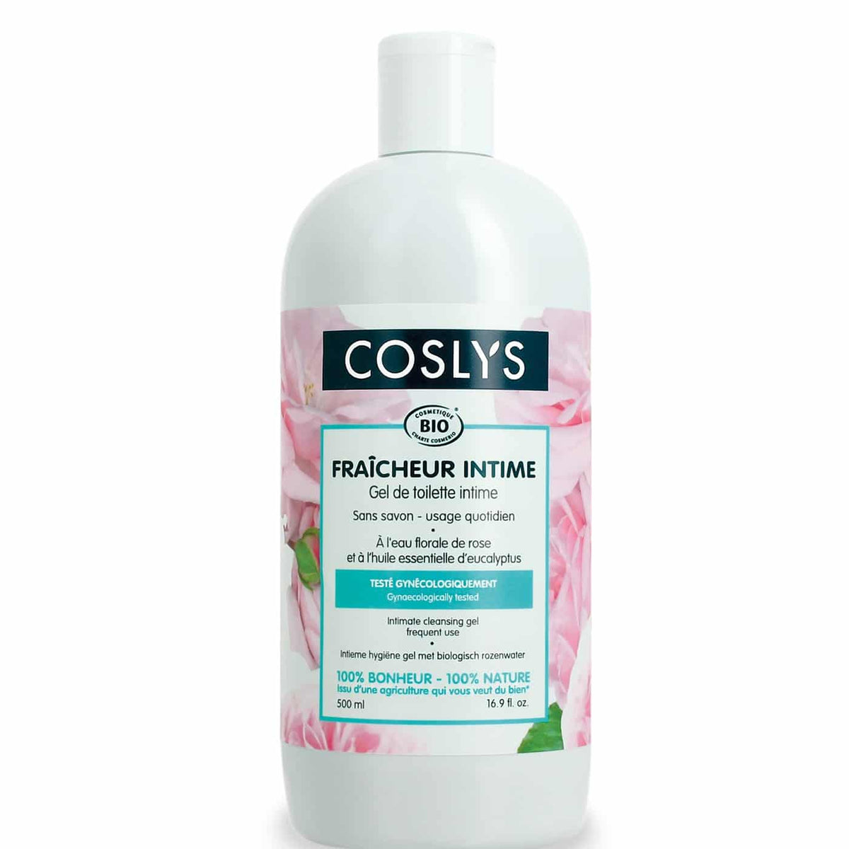 Coslys Gel intimo con Agua Floral de Rosas BIO 500ml – iunatural