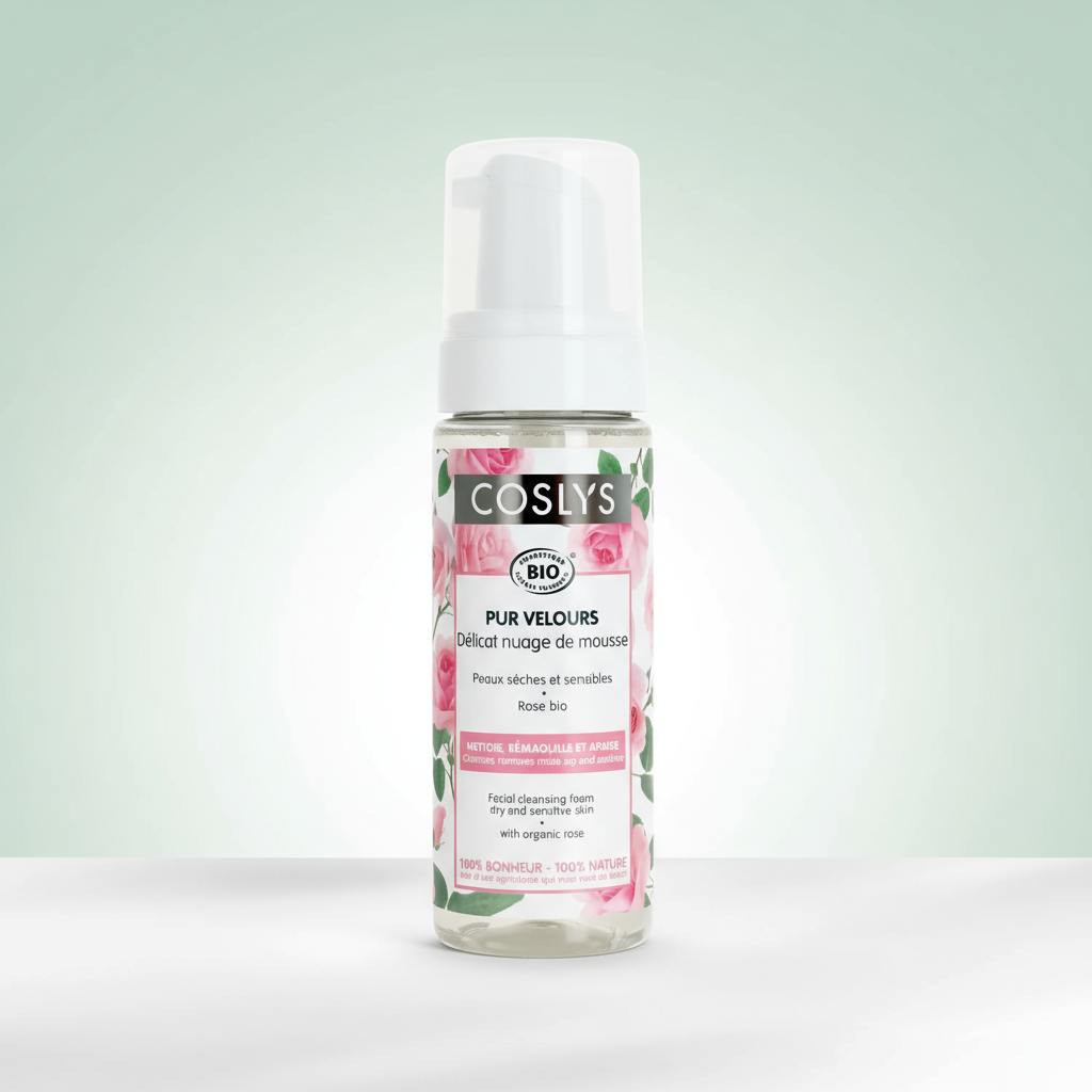 Coslys Espuma Limpiadora de Rosas: Limpieza Facial Suave y Bio – iunatural