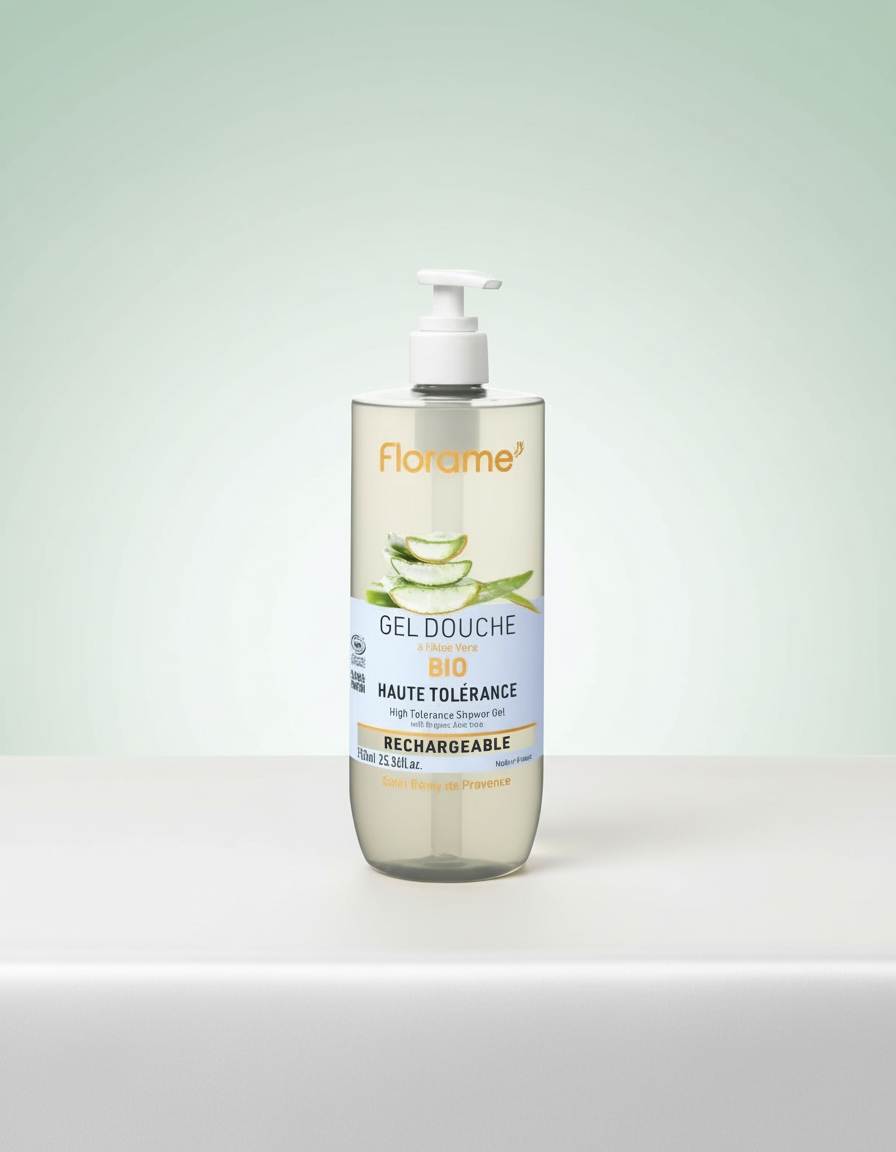 Gel de Ducha Alta Tolerancia Florame 750ml | Piel Sensible Bio – iunatural